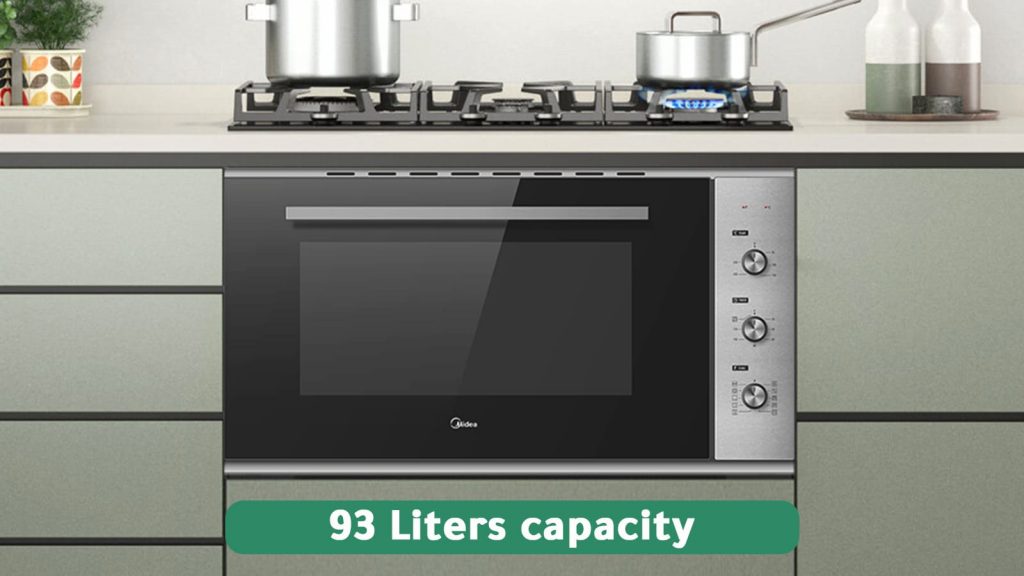 Shop Midea Built-In Oven – 93L, Grey, 58.2x65cm | Shaker Group