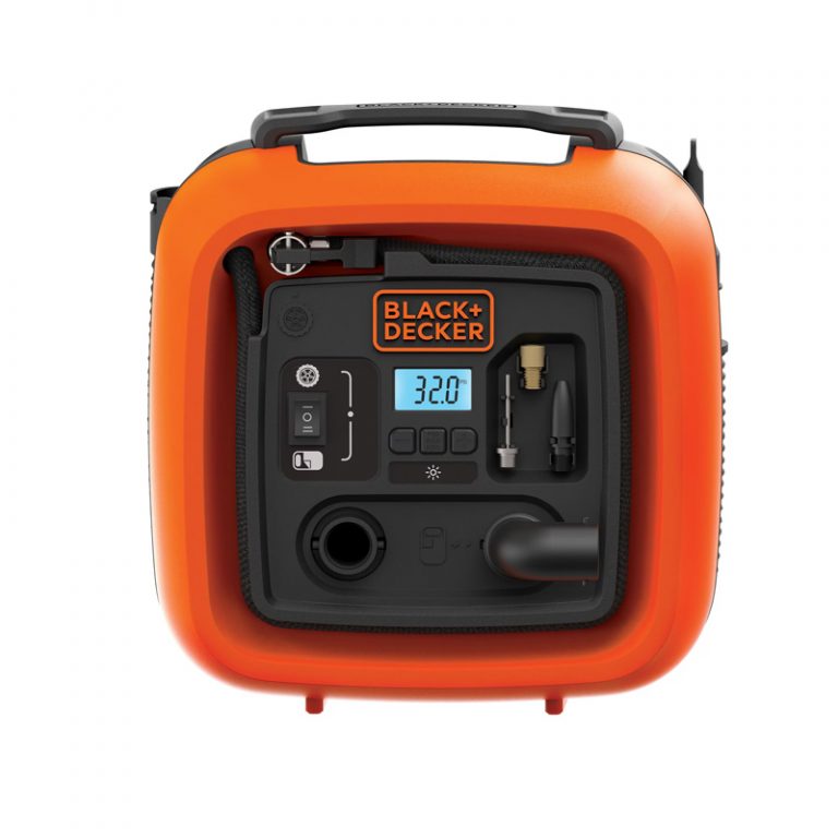BLACK+DECKER Electric Air Compressor Corded - 160 PSI / 110 Bar - 12 V ...