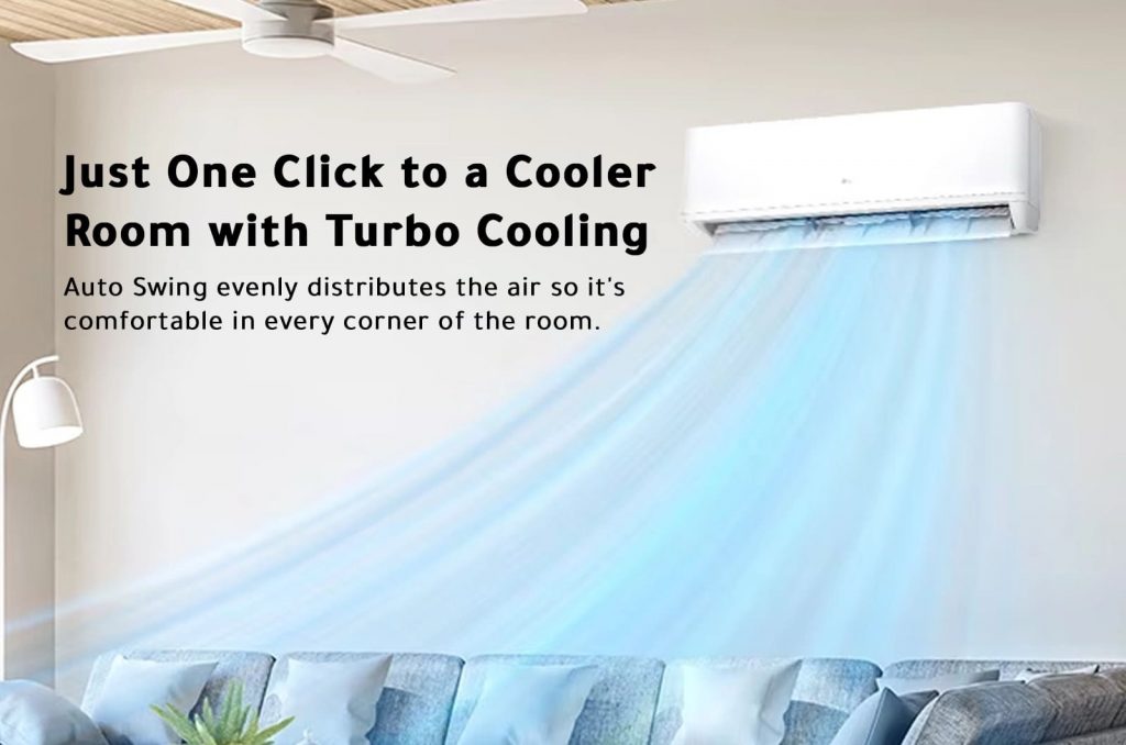 LG Split AC Jet Cool - 18300 BTU - Hot & Cold - Gold Fins